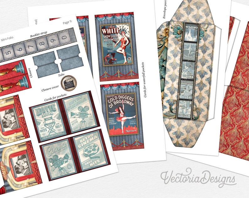 Retro Movies Mini Folio Mini Project Movie Crafts Mini Folio Movie ...