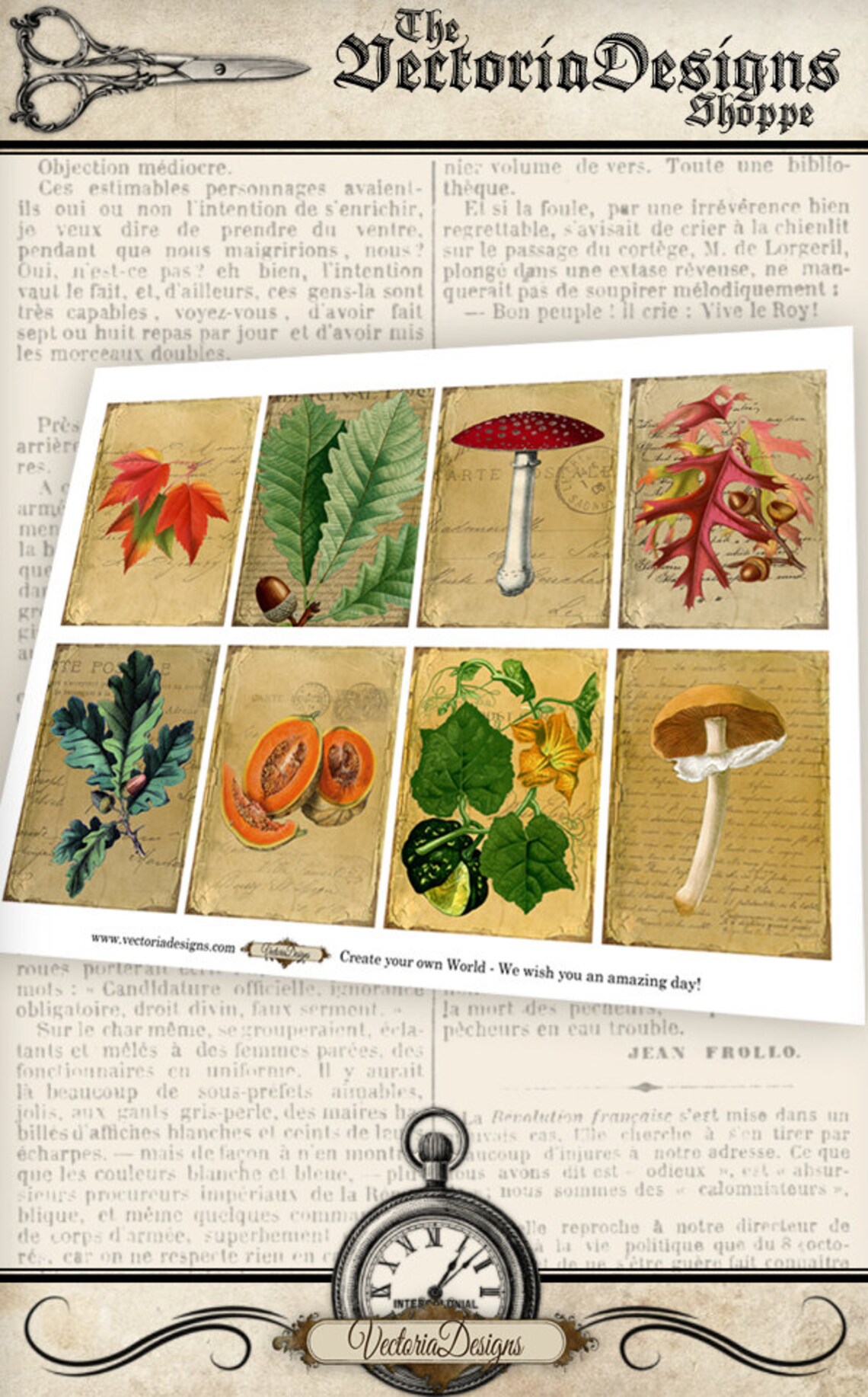 Fall ATC 2.5 X 3.5 Inch Autumn Printable Paper Craft Art Hobby - Etsy