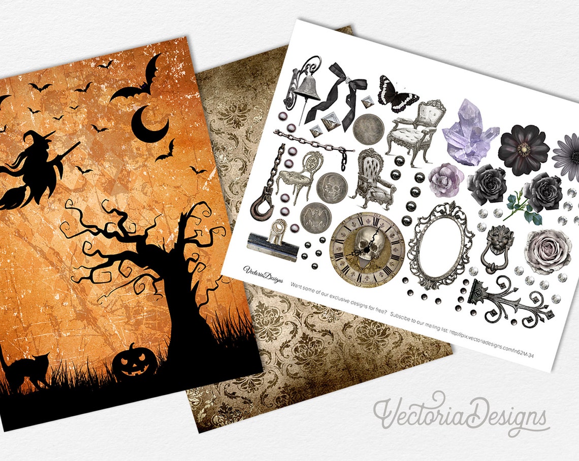 MEGA Halloween Crafting Bundle Printable Paper Crafting - Etsy