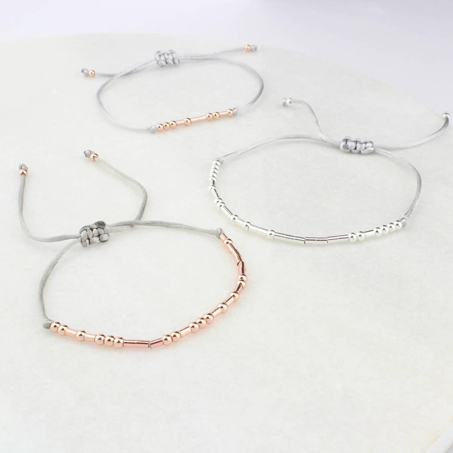 Custom Morse Code Friendship Bracelet - Etsy