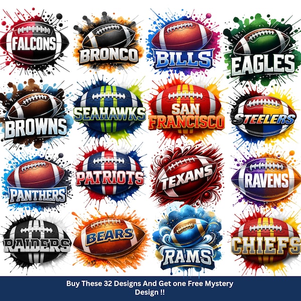 Nfl Decorative Paper - Etsy