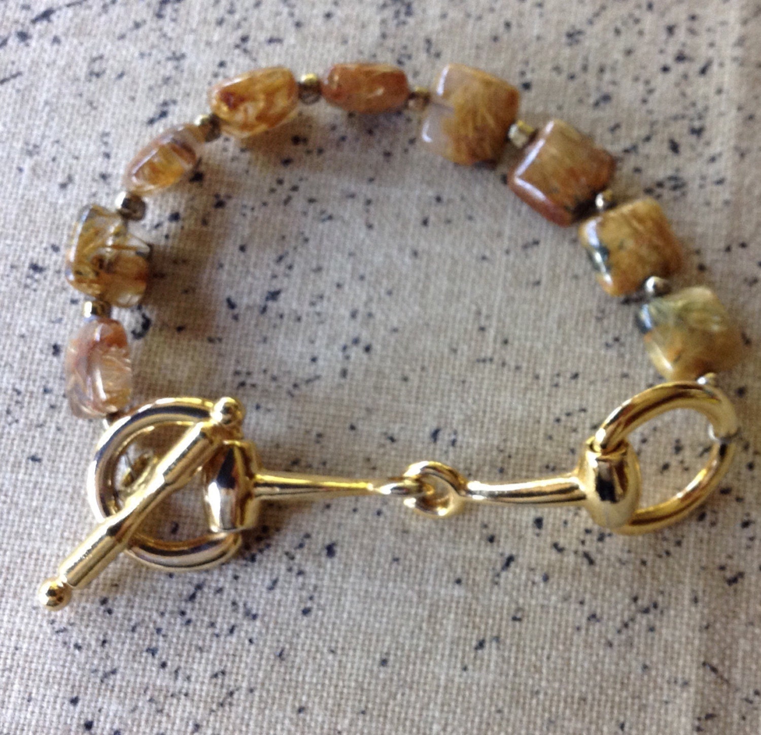 Silver and Gold Toggle Bars - Etsy