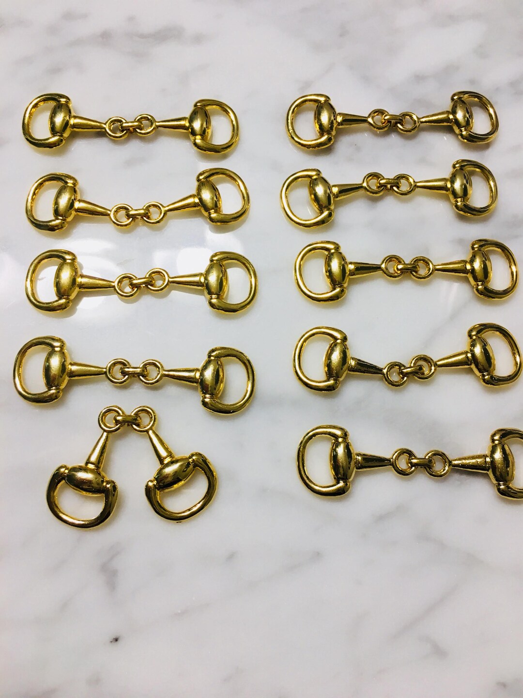 10 Gold Extra Small Snaffle Bit - Etsy