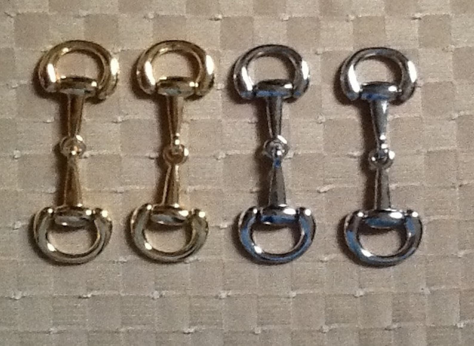 Two Gold or Silver Snaffle Bits- DO NOT ORDER Small Gold Snaffles - on ...