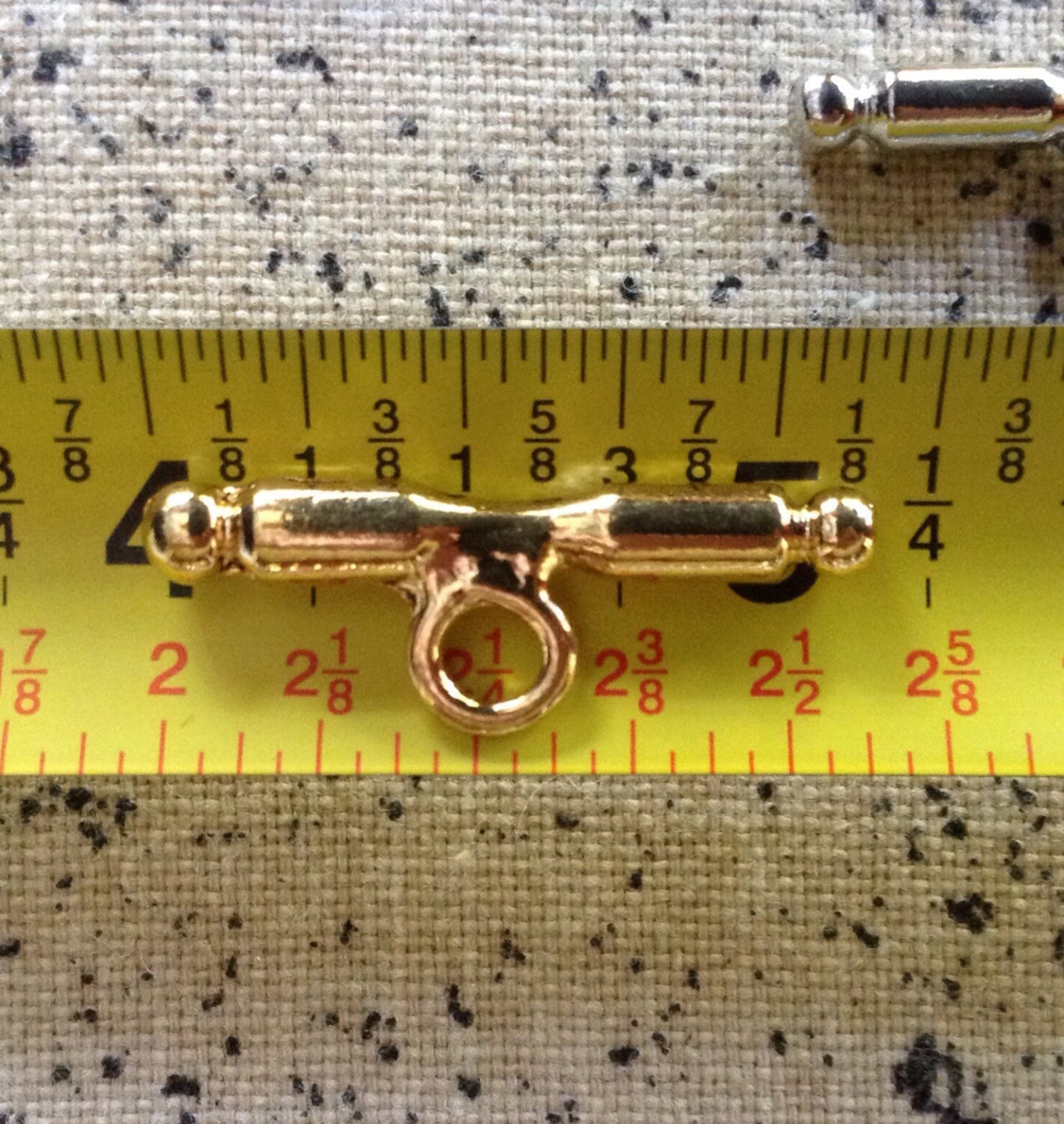 Silver and Gold Toggle Bars - Etsy