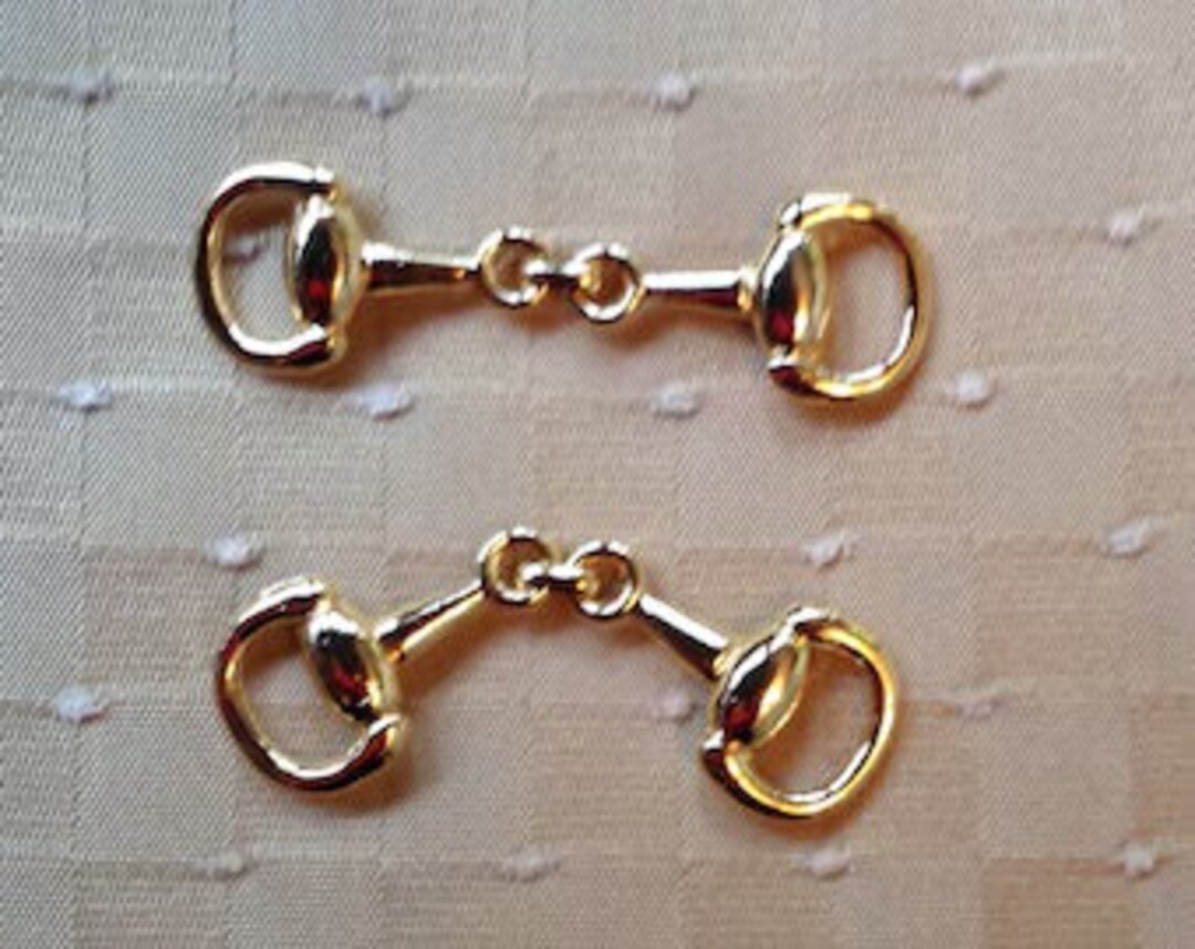 2 Gold Extra Small Snaffle Bit - Etsy
