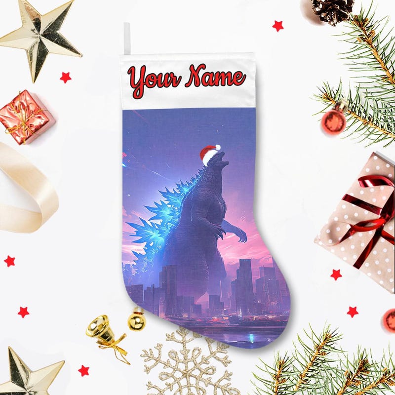 Godzilla Christmas Decor - Etsy