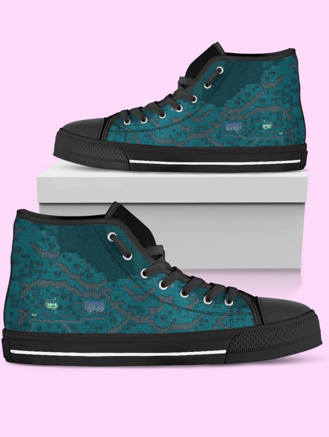 Earthbound High-top Shoes: Video Game Converse Inspired Sneakers for ...