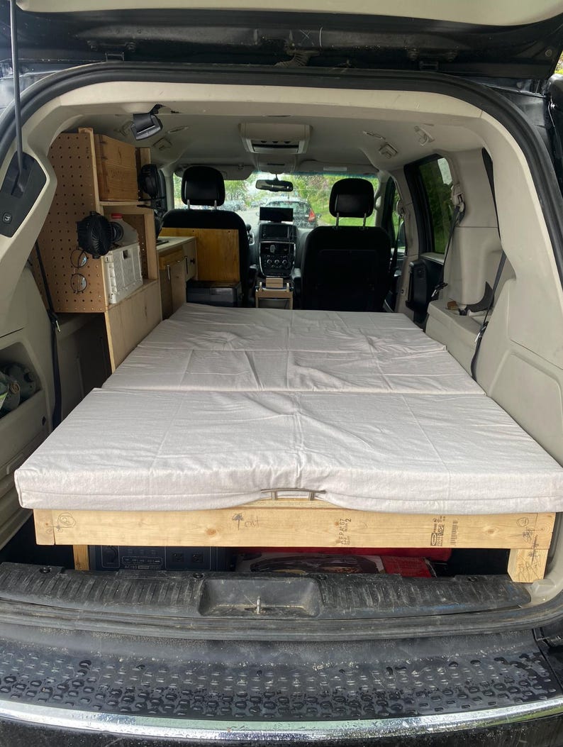 Minivan Camper Conversion Kit: Dodge Grand Caravan 3D Plans - Bed, Kitchen, Storage (digital ...