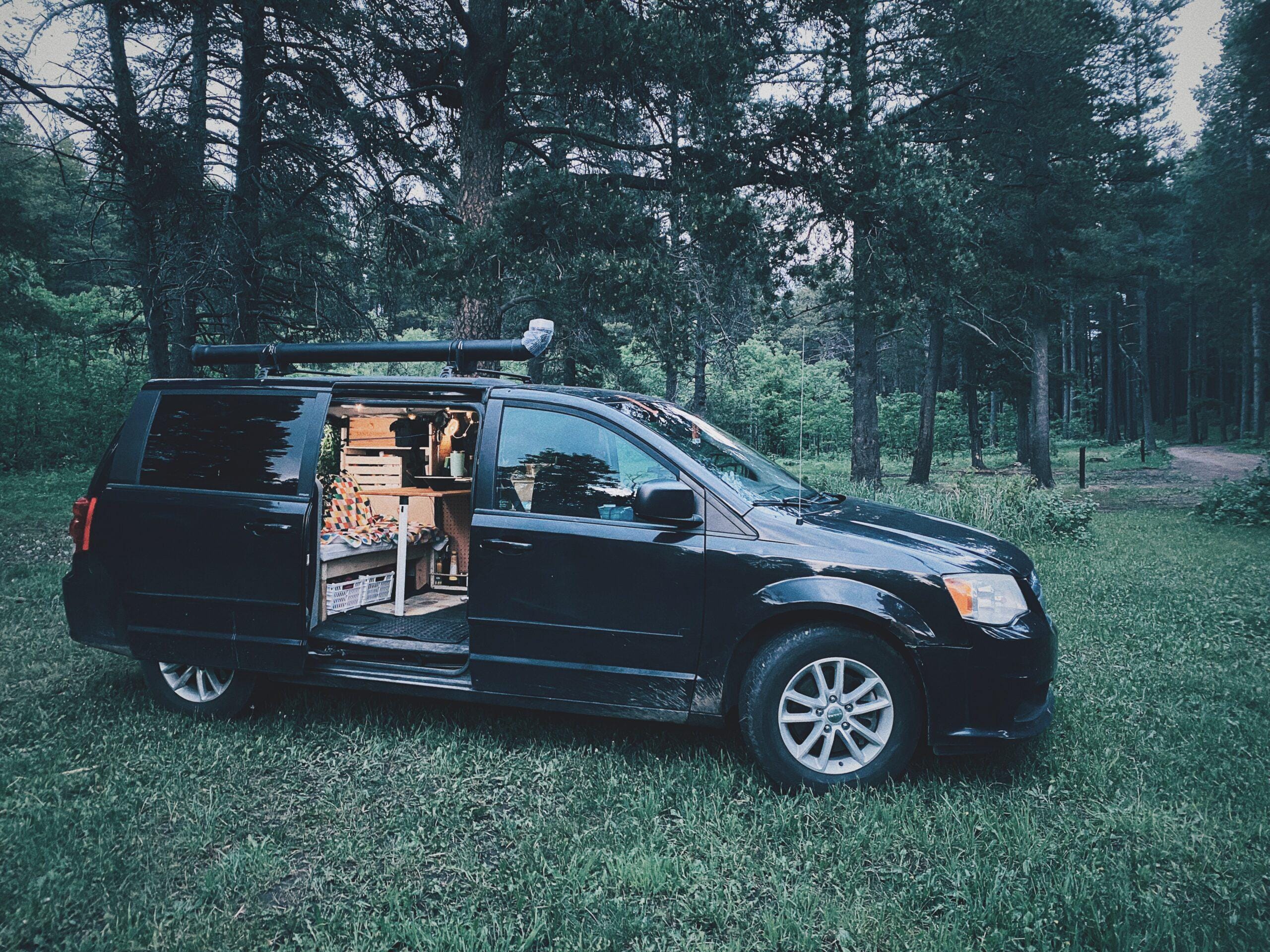 Minivan Camper Conversion Kit: Dodge Grand Caravan 3D Plans - Bed ...