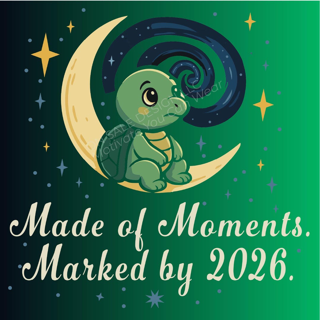 Class of 2026 Graduation Turtle Art | Moon & Stars (digital Download ...