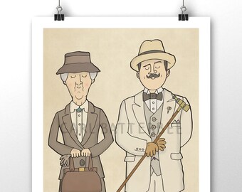 Poirot Poster - Etsy UK