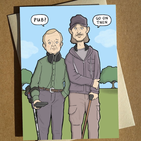 Métal Detecting Birthday Card - Etsy