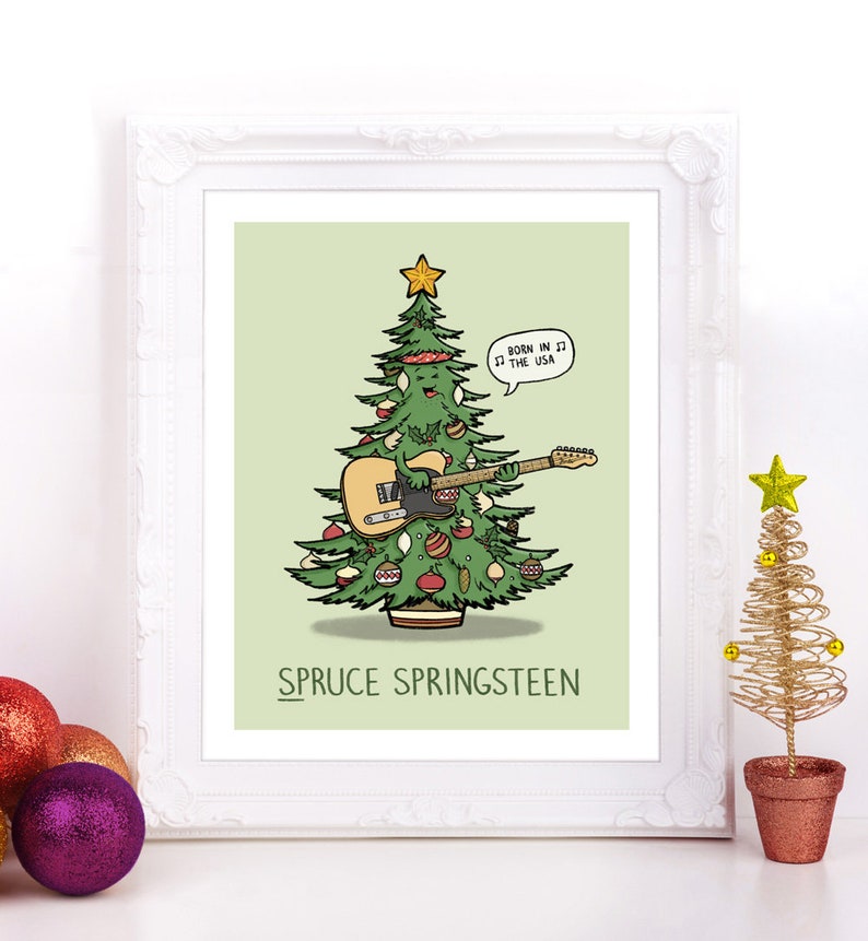 Spruce Springsteen Signed Art Print - Etsy
