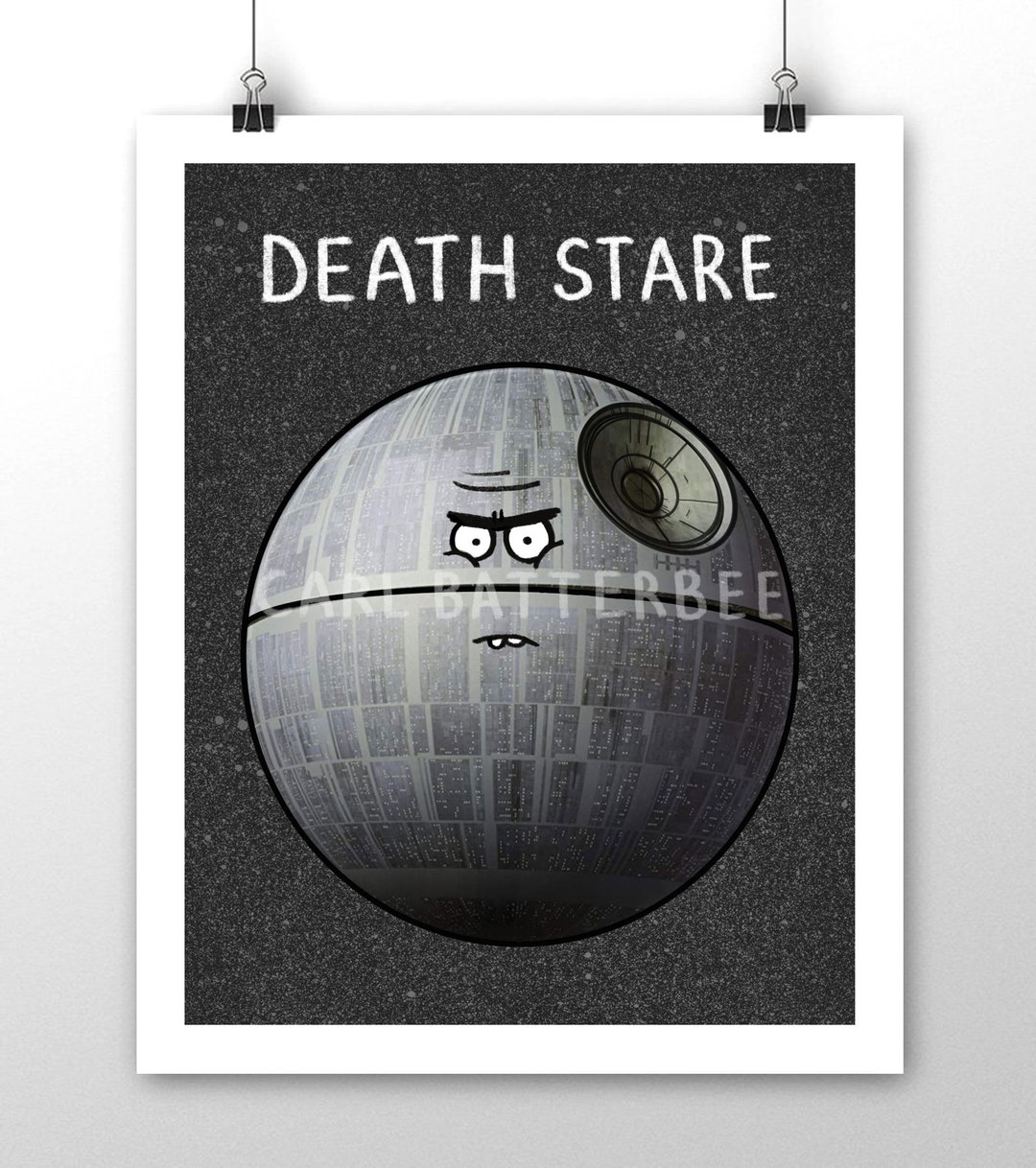 Death Stare Illustration Art Print - Etsy