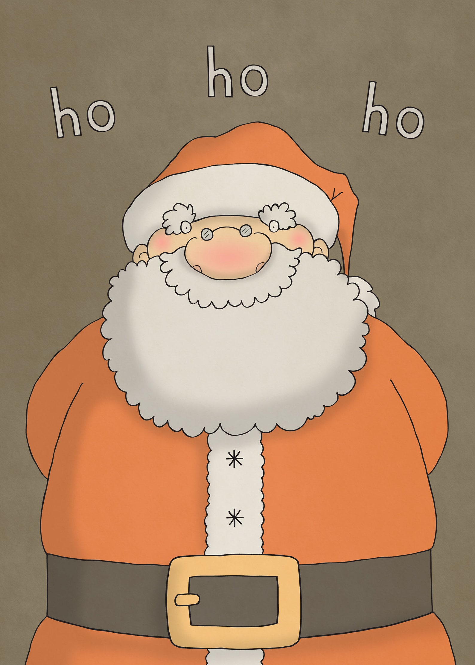 Santa Christmas Card A6 Funny Christmas Card Cartoon Card - Etsy