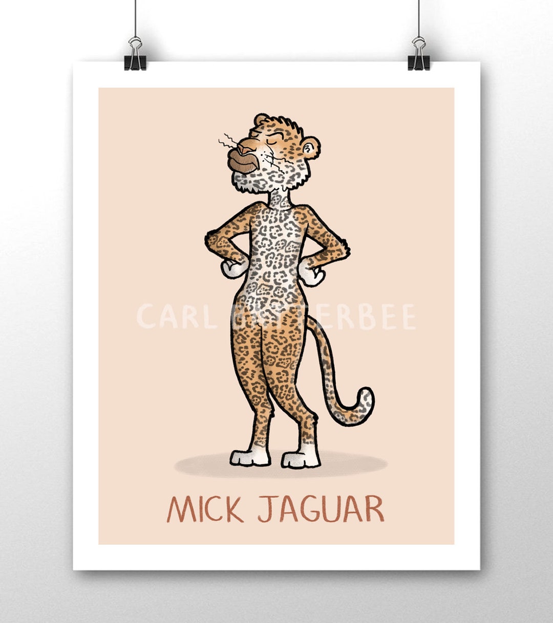 Mick Jaguar Signed Art Print - Etsy