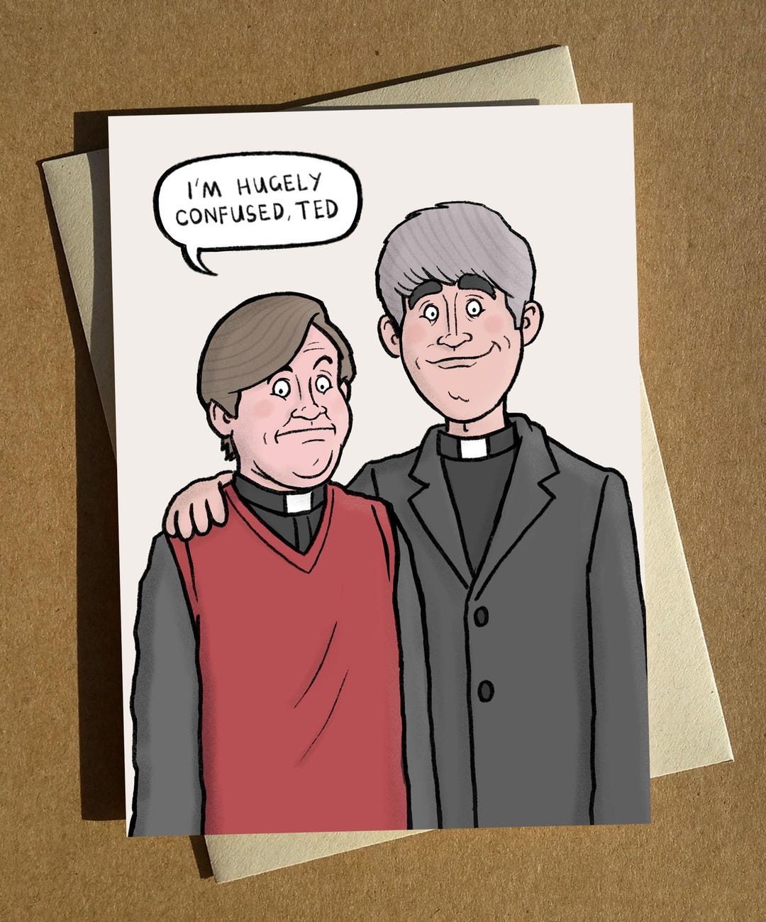 Father Ted Inspired Illustrated Birthday Greeting Card A6 - Etsy