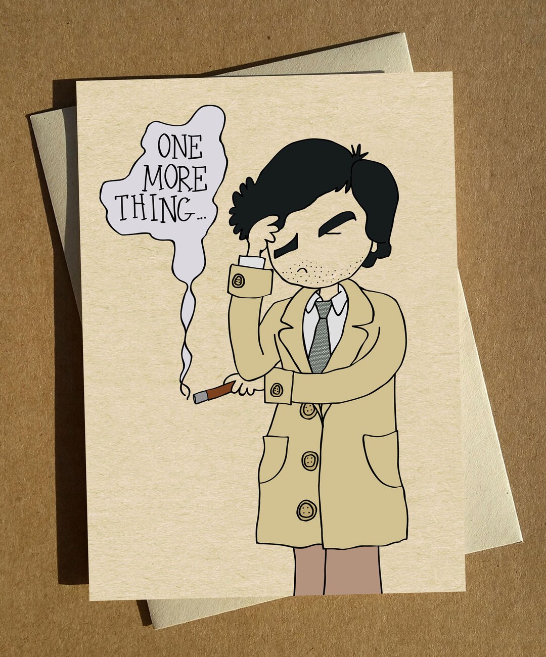 Columbo Greeting Card A6 - Etsy