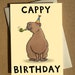 Poultrygeist Cartoon Pun Halloween and Birthday Card A6 - Funny Chicken ...
