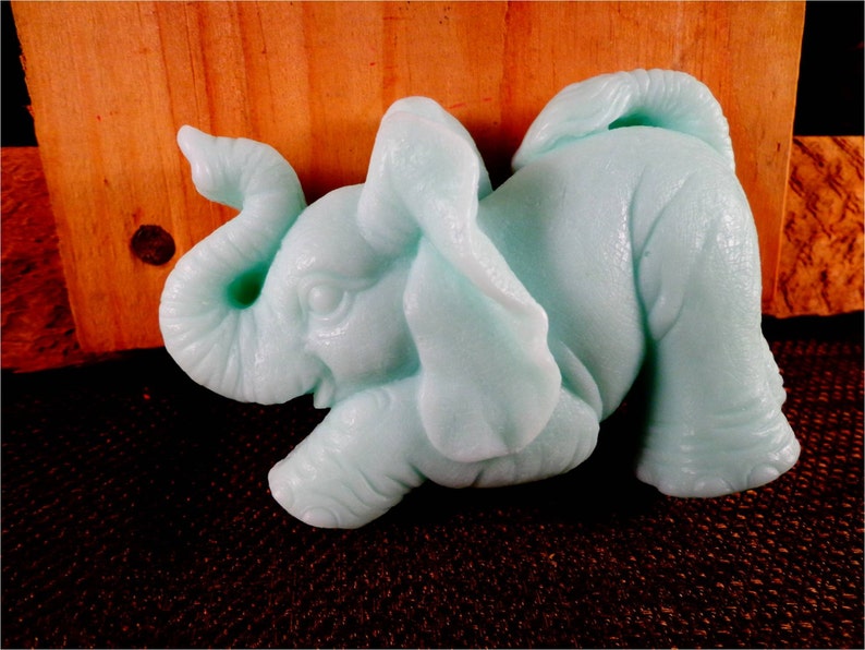 Elephant Soap: Adorable Baby Elephant Soap Bar Great for | Etsy