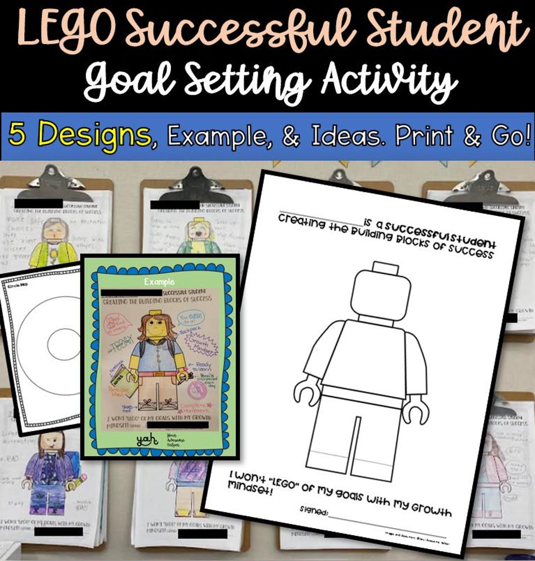 AVID Successful Student | LEGO Inspired Minifigure Self Reflection ...