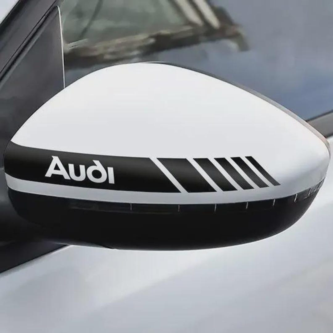 Audi Logo Rings Vinyl Stickers – Car Mirror & Sill Graphics Set - Etsy
