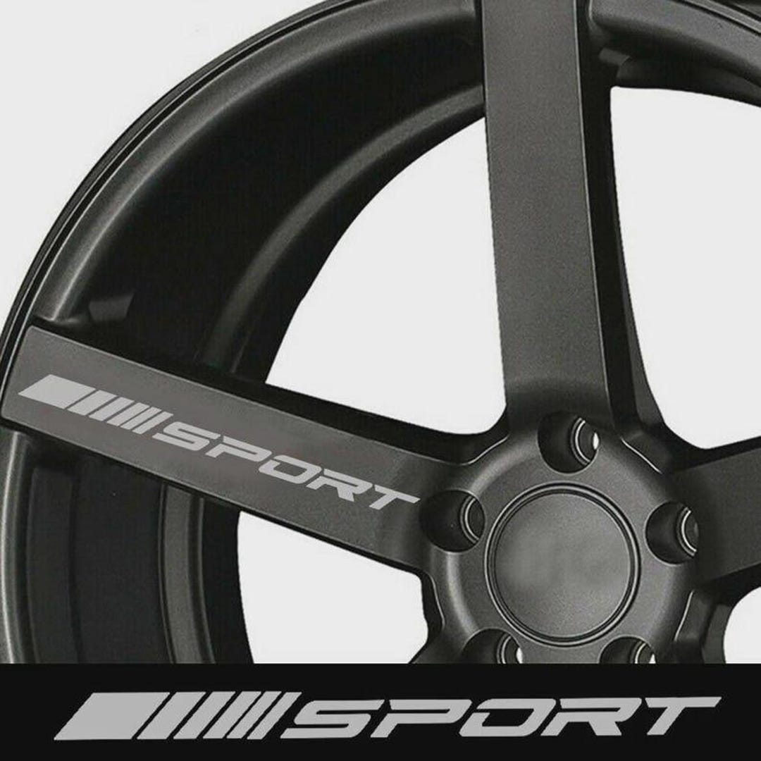 4" Racing Wheel Decals – Set of 4 Sport Rim Vinyl Stickers - Etsy