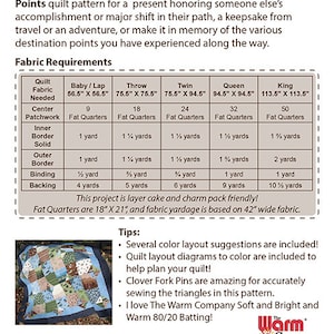 Destination Points Quilt Pattern PDF - Etsy