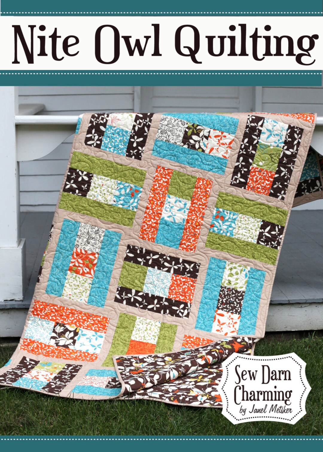 Sew Darn Charming Quilt Pattern, Baby to King Sizes, PDF Version - Etsy