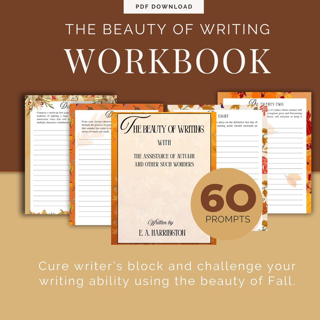 Autumn Writing Prompts: 30-day Fall Theme Challenge (digital PDF) - Etsy