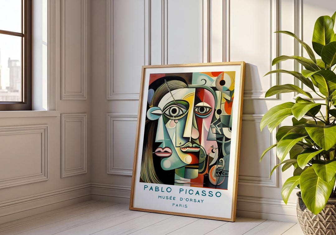 Pablo Picasso Art ,exhibition Poster Print, Gallery Wall Art, Line Art ...