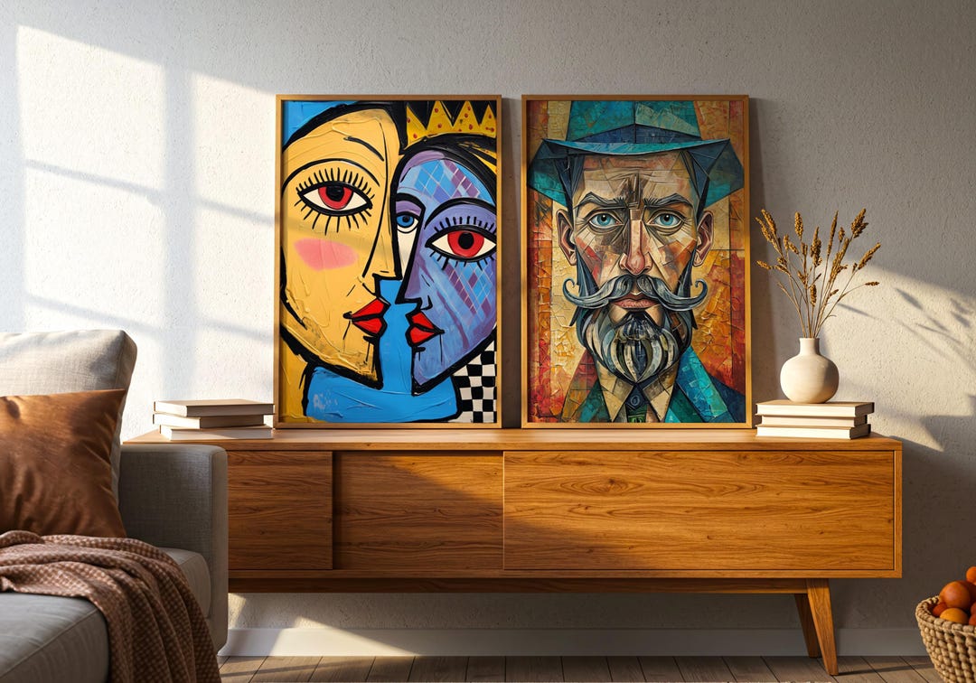 Pablo Picasso Art ,exhibition Poster Print Set of 2, Gallery Wall Art ...