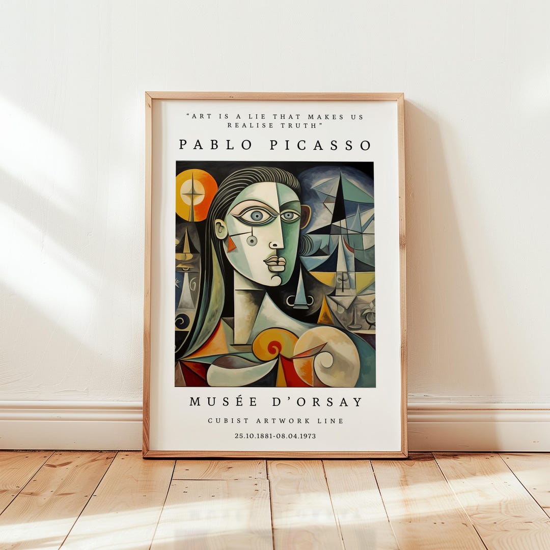 Pablo Picasso Print - Cubist Gallery Wall Art - Etsy Canada