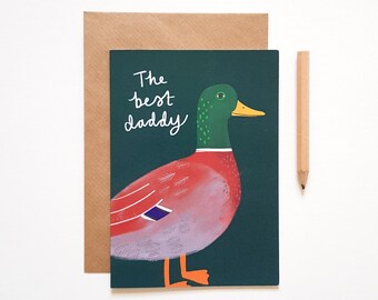 Duck Father Card - Etsy