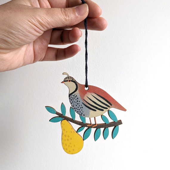 Partridge In Pear Ornament Partridge And Pear Tree Decoration