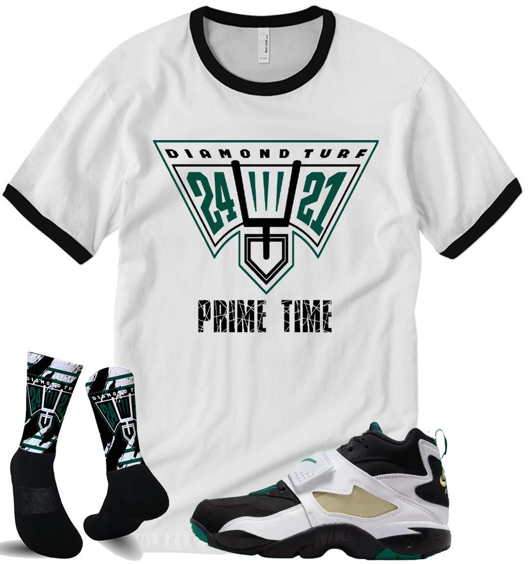 Custom Matching Shirts for Diamond Turf 93 Emerald Green Black/mystic ...