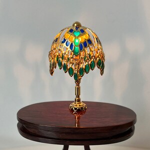 Miniature Table Lamp, Scale 1 to 12 - Etsy