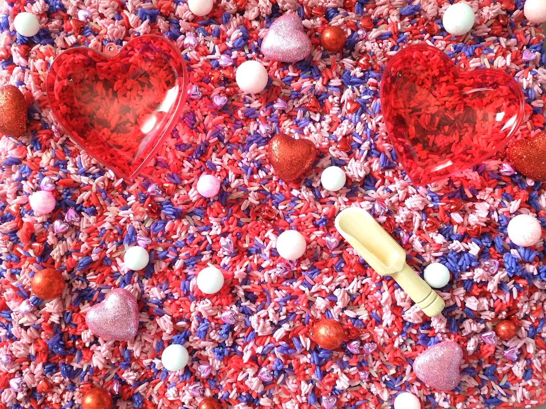 Valentine Sensory Bin Filler| Hands-on Learning, Montessori ...