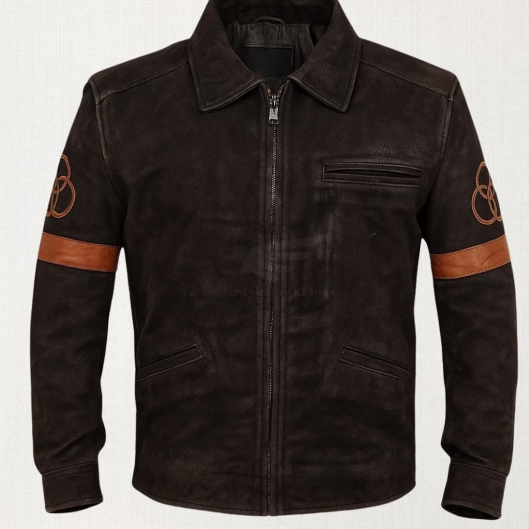 Rick Grimes Inspired Jacket | the Walking Dead Style Suede Leather ...