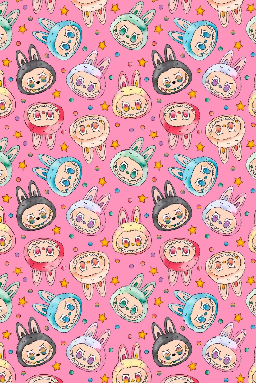 LABUBU Birthday Wrapping Paper - Labubu Birthday Gift Wrap - Labubu ...