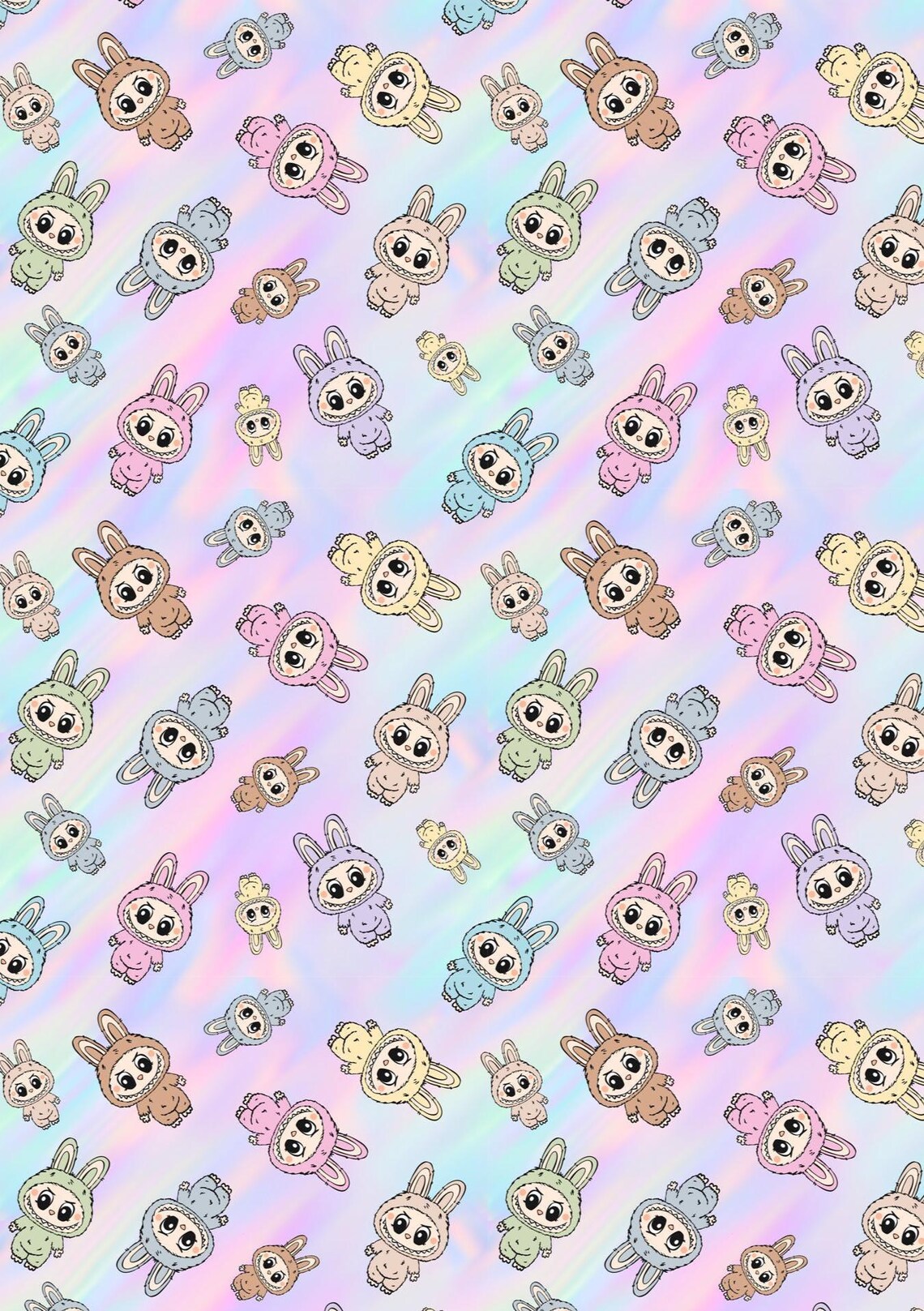 LABUBU Birthday Wrapping Paper - Labubu Birthday Gift Wrap - Labubu ...