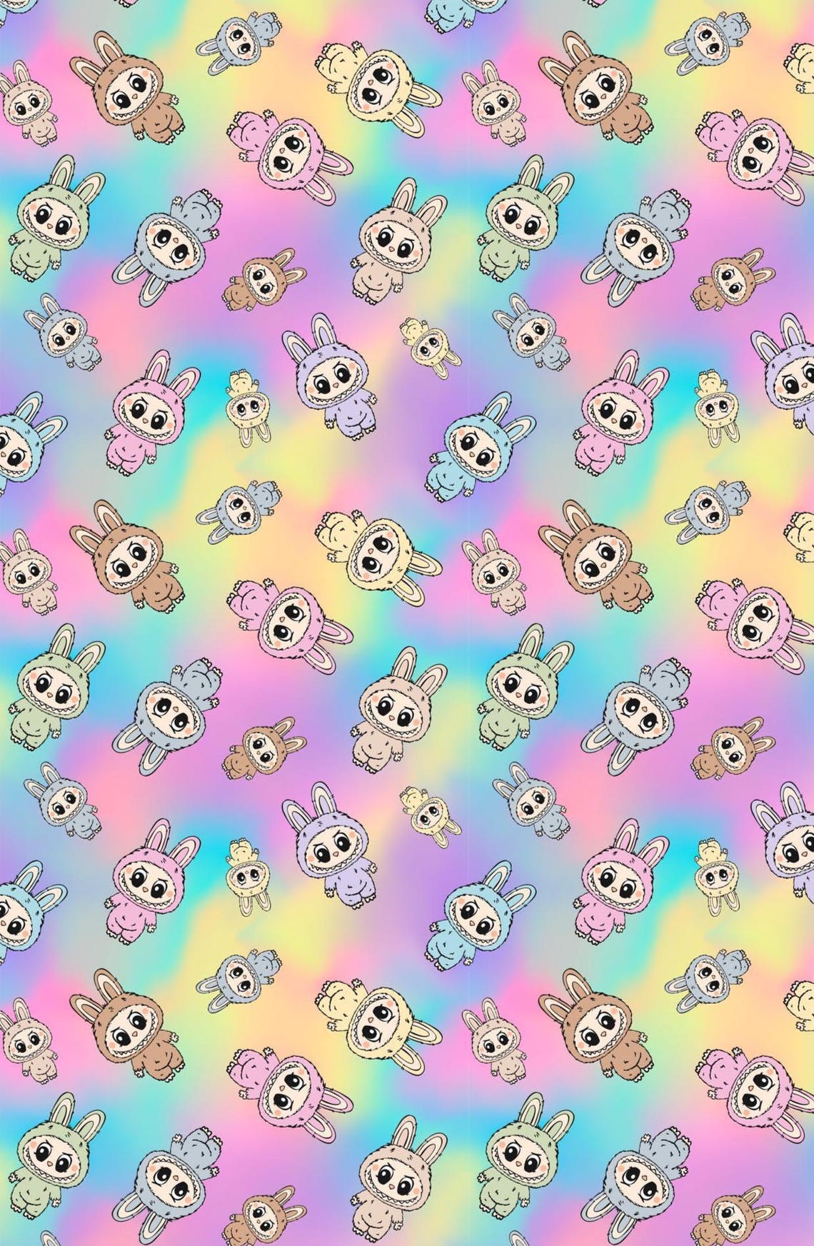 LABUBU Birthday Wrapping Paper - Labubu Birthday Gift Wrap - Labubu ...