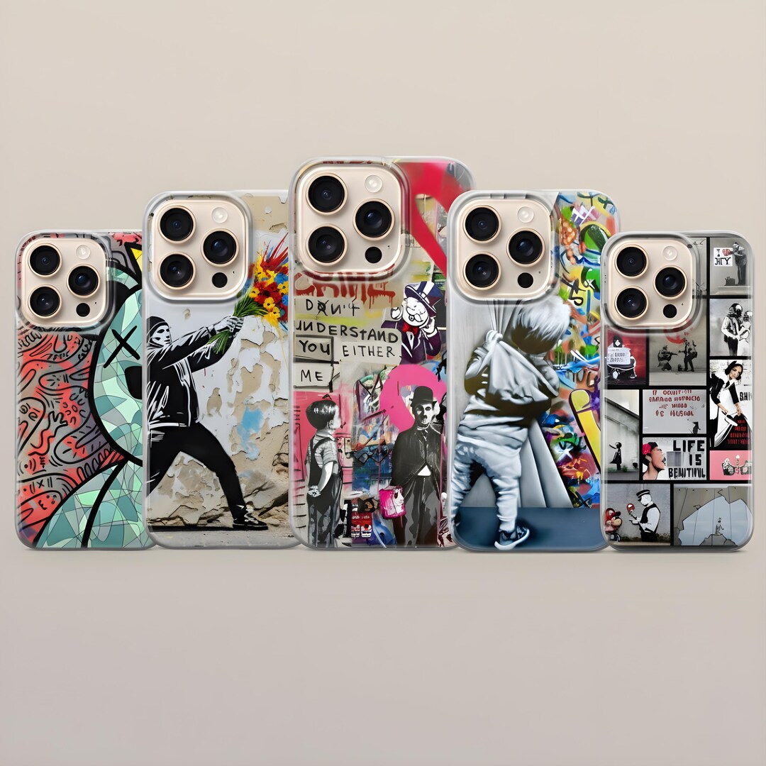 Banksy Street Art Phone Case, Dondi Graffiti Cover for iPhone 17 Pro ...