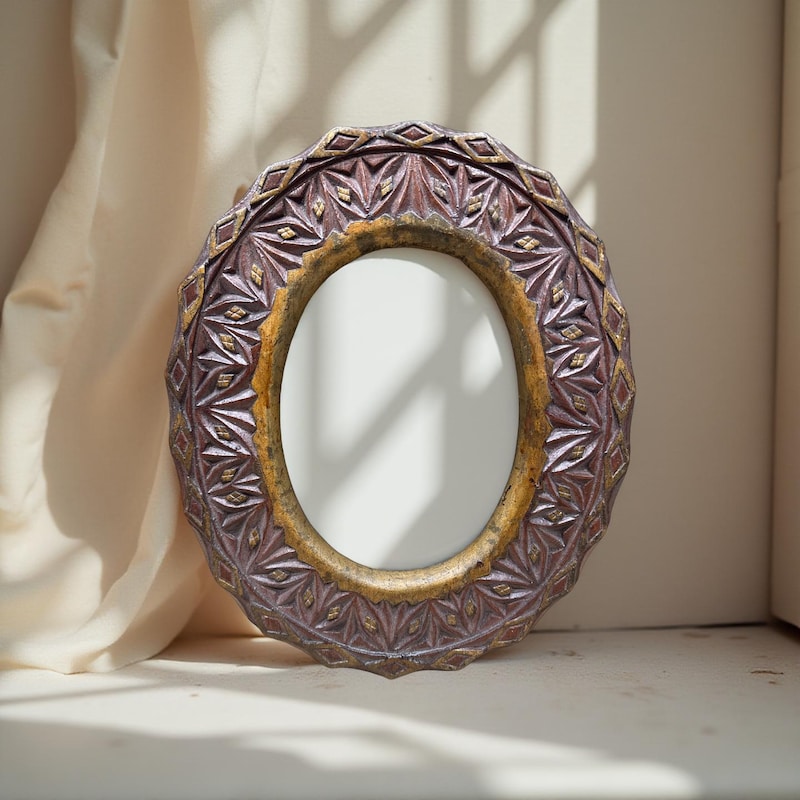Tramp Art Vintage Frame - Etsy