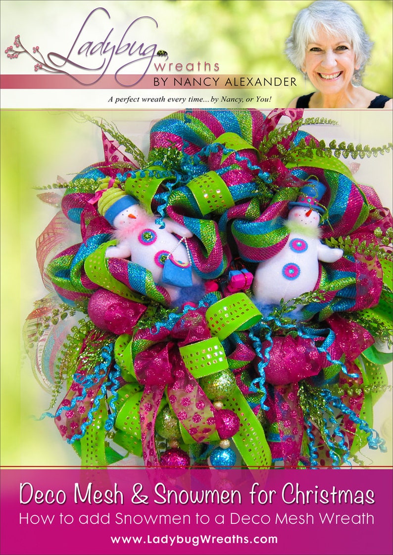 Deco Mesh Christmas Wreath, Snowman Wreath, Christmas Snowman Wreath ...