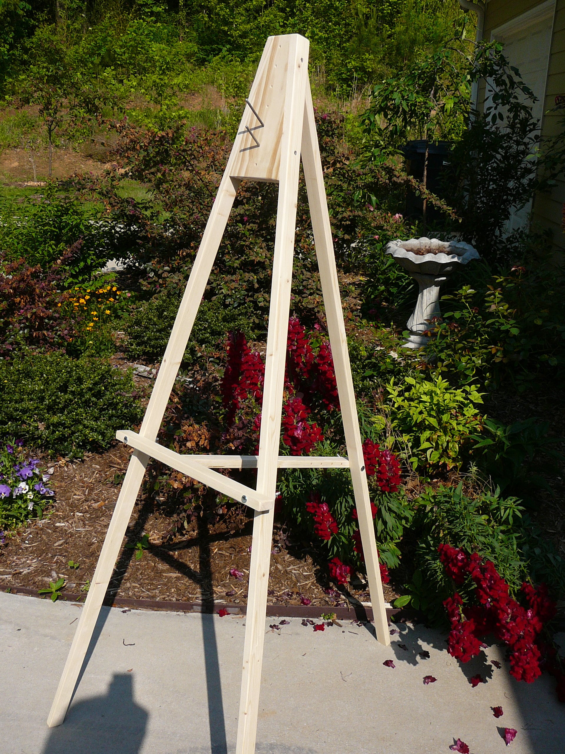 Wreath Making Easel Floor Easel for Wreaths Adjustable | Etsy