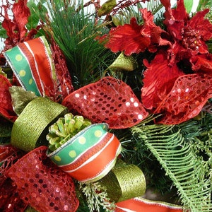 Make a Christmas Wreath DVD Step-by-step, DIY, Ribbon Christmas Wreath ...