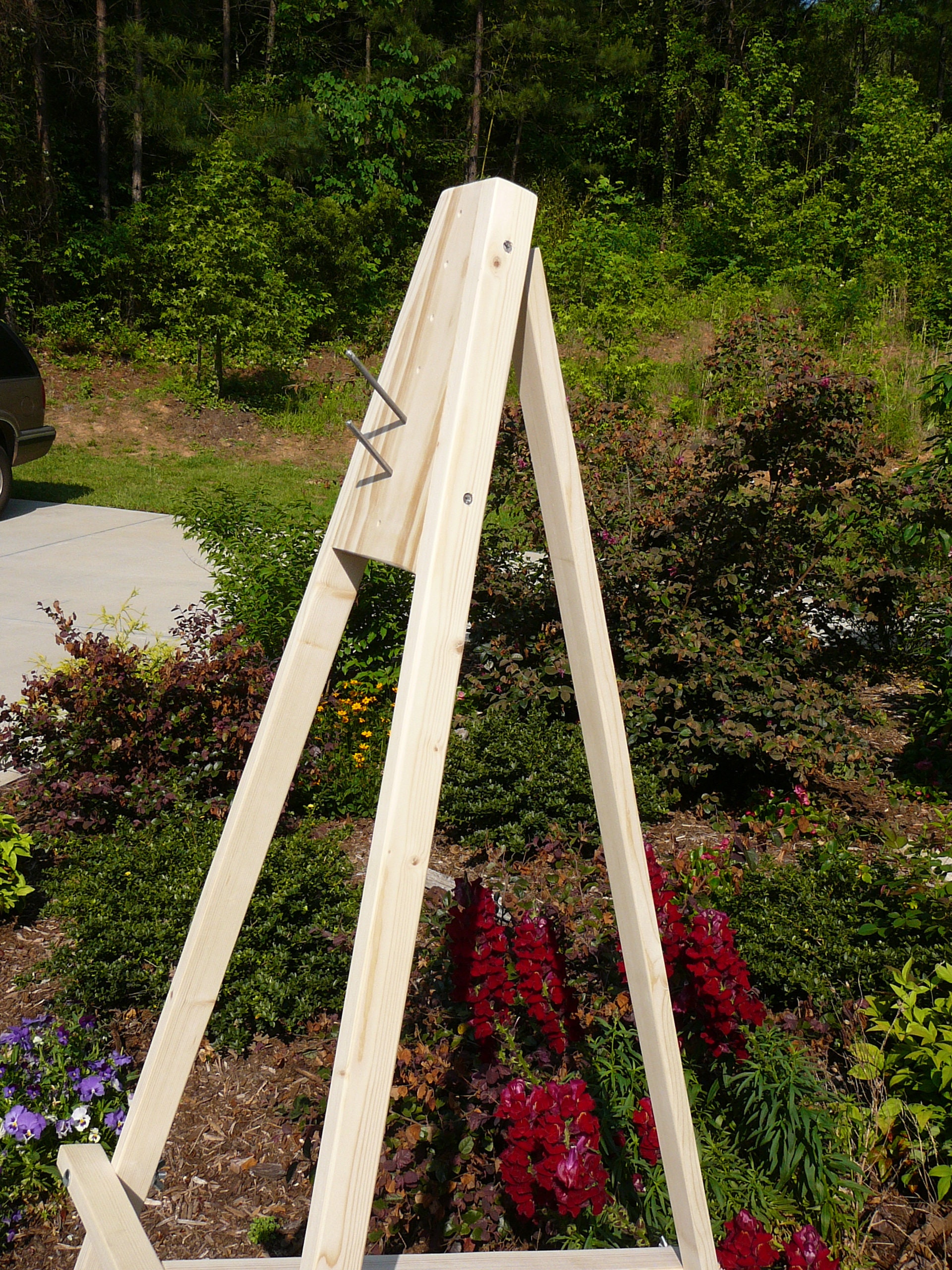 Floor Easel Stand, Wreath Making Easel, Adjustable Wreath Making Stand ...
