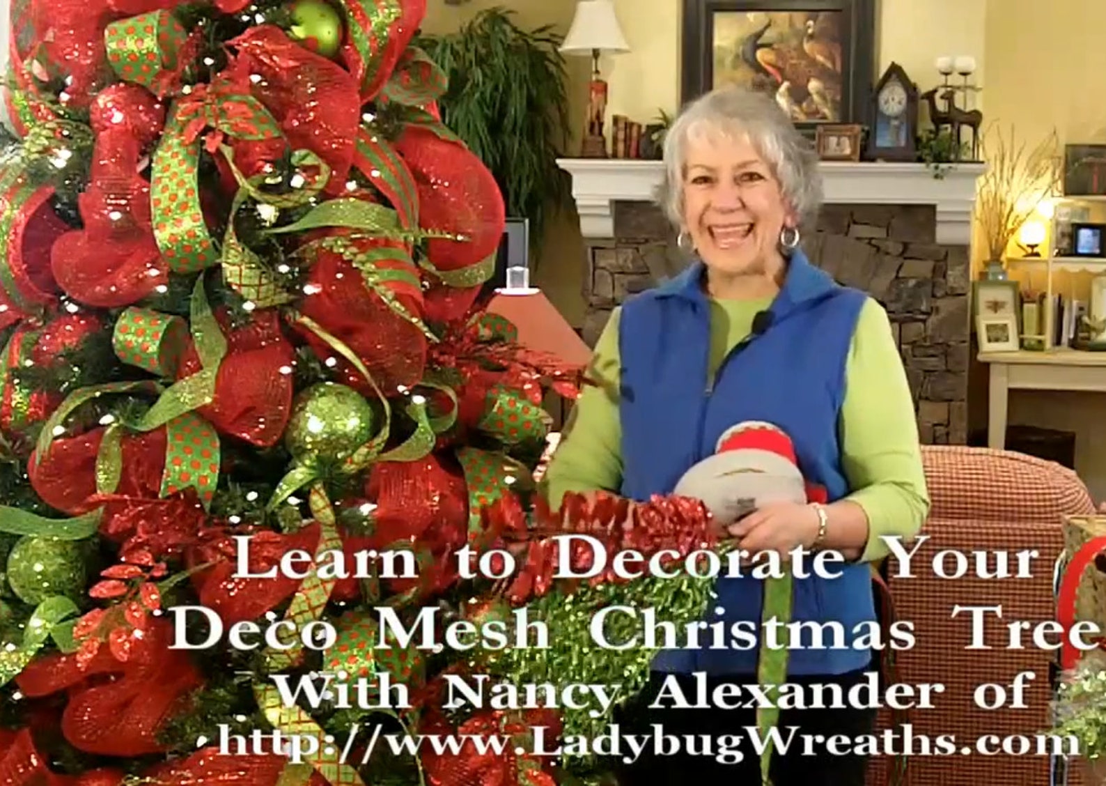 Deco Mesh Christmas Tree, DIY, Digital Video, Decorate Your Christmas ...